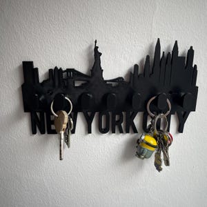 3D New York City Skyline Key Holder - Etsy
