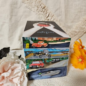 Custom Hand Painted Fore Edge Book Series Twilight Paperback - Etsy