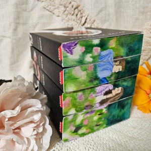 Custom Hand Painted Fore Edge Book Series Twilight Paperback - Etsy