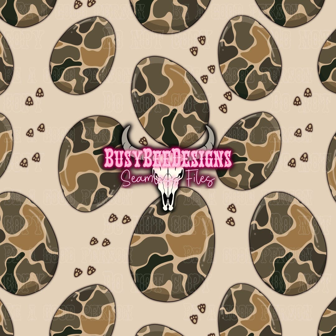 Camo Easter Eggs - Western, Easter, Hunting, Seamless File - Etsy
