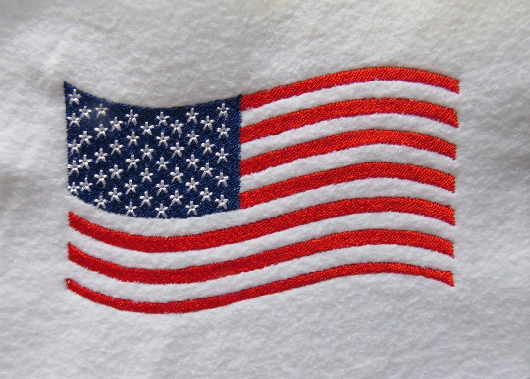 Flag - Embroidery Designs - 4 Sizes - Etsy