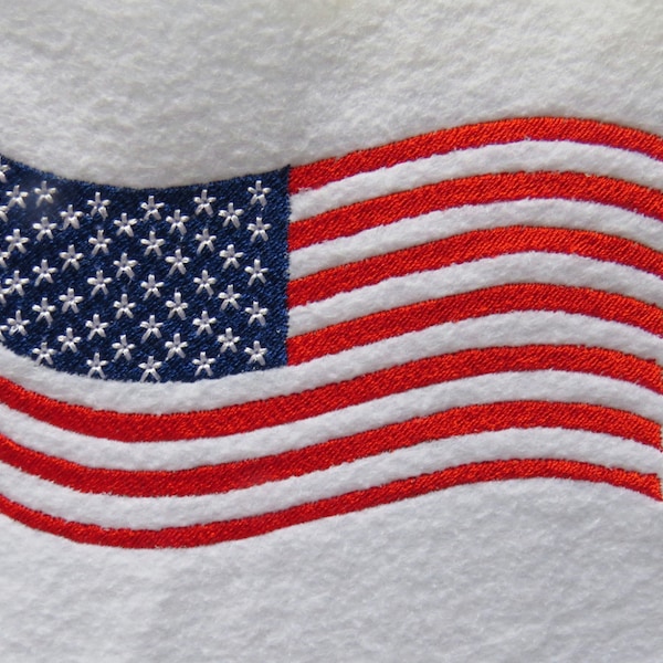 American Flag Embroidery - Etsy
