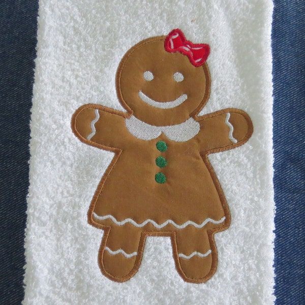 Gingerbread Applique - Etsy