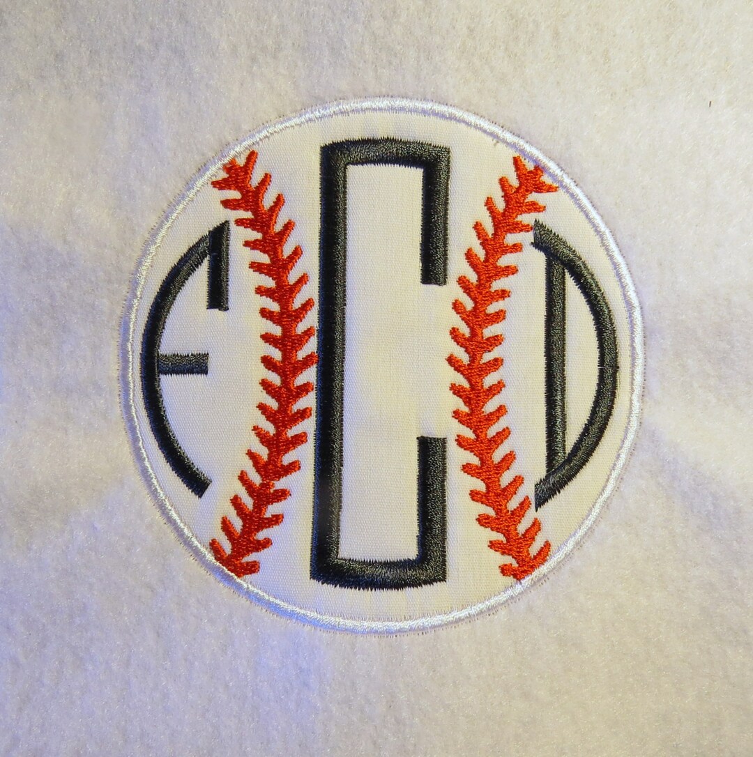 Baseball Applique Embroidery Designs - 4 Sizes - Custom Designs Welcome ...