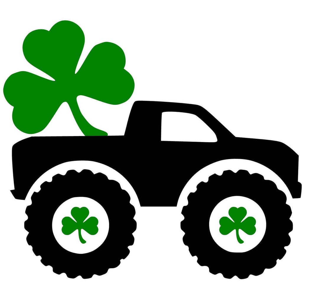 Shamrock Truck - SVG PDF PNG Jpg Dxf, Eps File - Welcome Silhouette ...