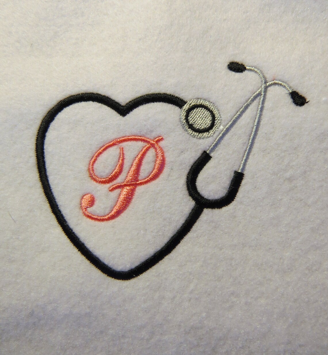 Stethoscope Embroidery Designs 3 Sizes CUSTOM REQUEST - Etsy