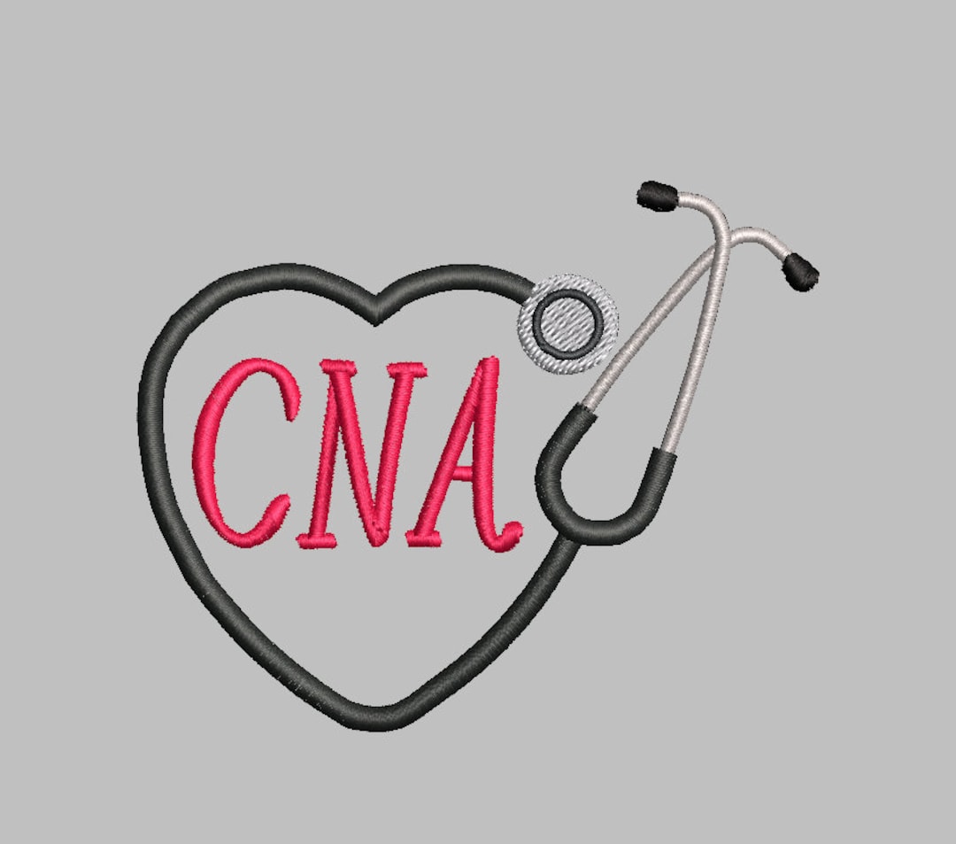 Stethoscope CNA Embroidery Designs - 4 Sizes - Custom REQUEST WELCOME ...