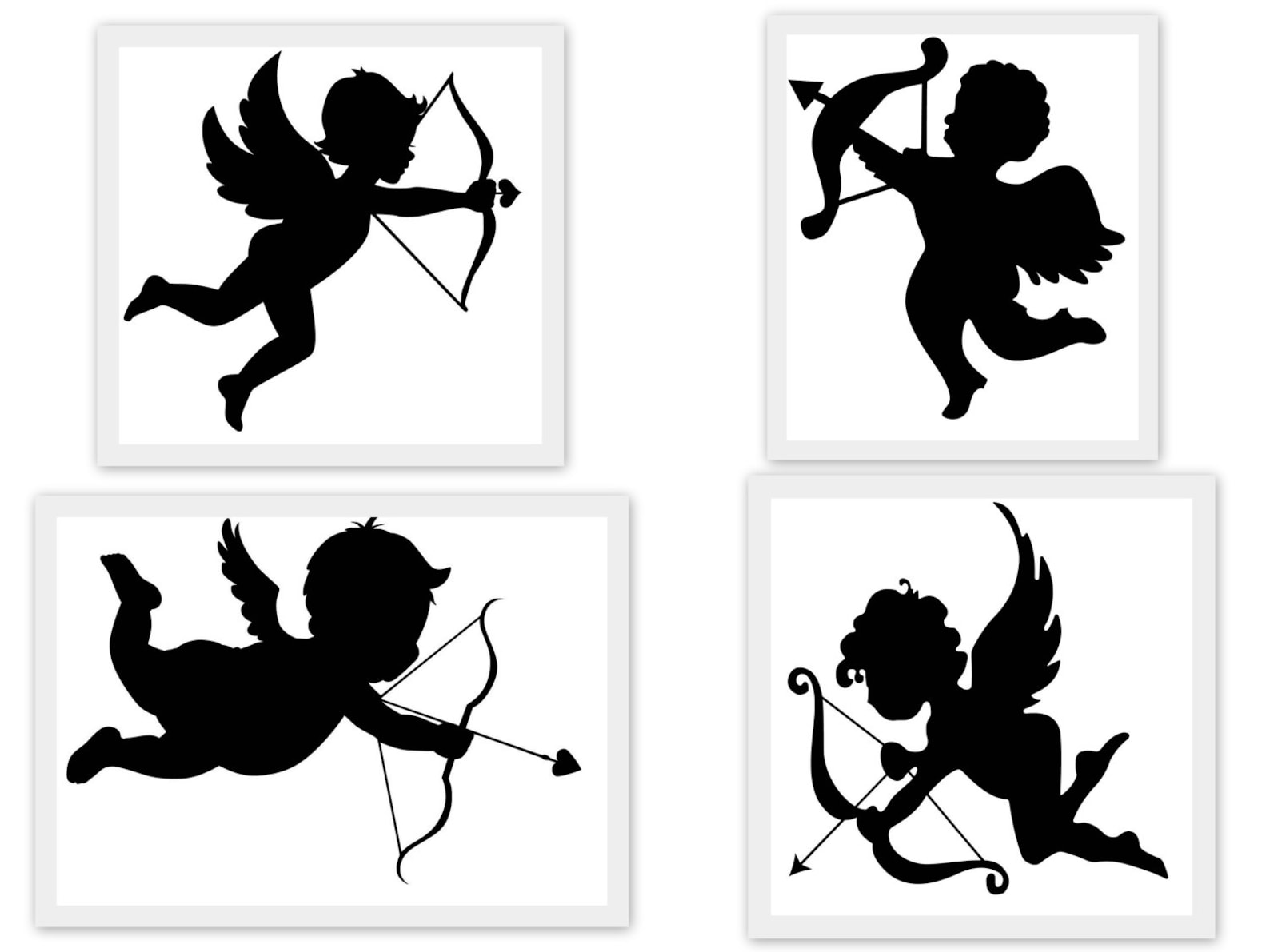 Valentine's Day Cupids SVG PDF PNG Eps Dxf File Welcome | Etsy