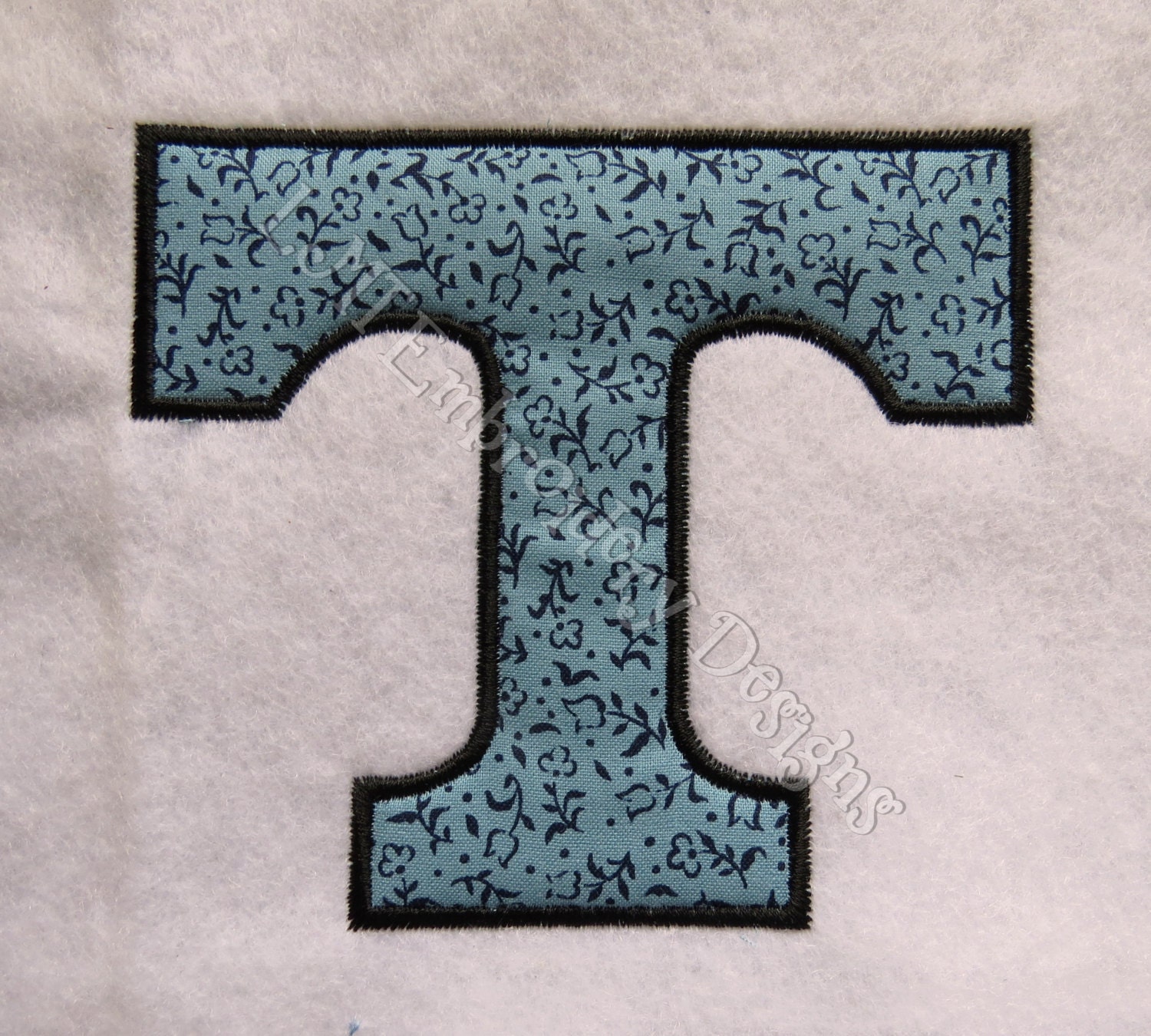 Letter T Applique Designs 3 Sizes - Etsy
