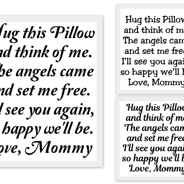 When You Miss Me Hug This Pillow - Etsy