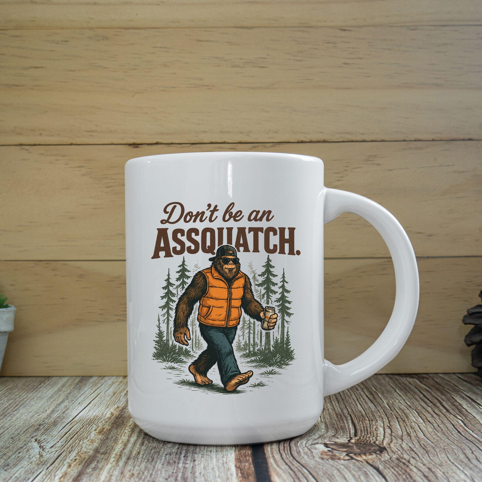 Funny Sasquatch PNG: Don't Be an Assquatch Bigfoot Design (digital ...