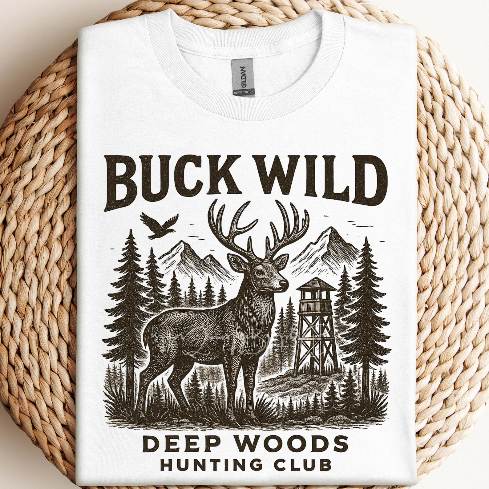 Buck Wild Deer Hunting Club Sublimation, Vintage Deer Hunter Png, Deep ...