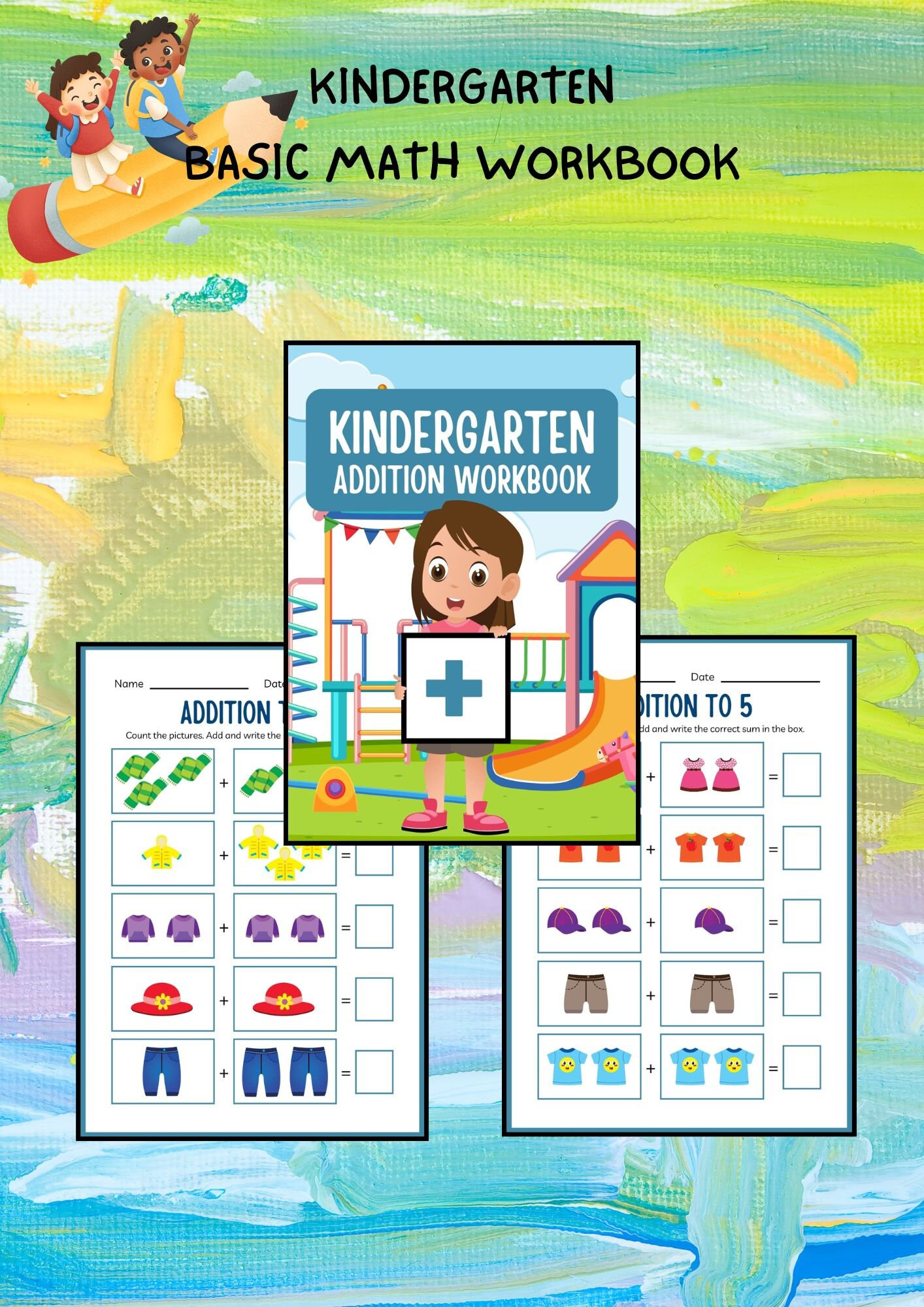 Preschool Pre-k Kindergarten Alphabet Worksheet 3 Workbook Printable ...