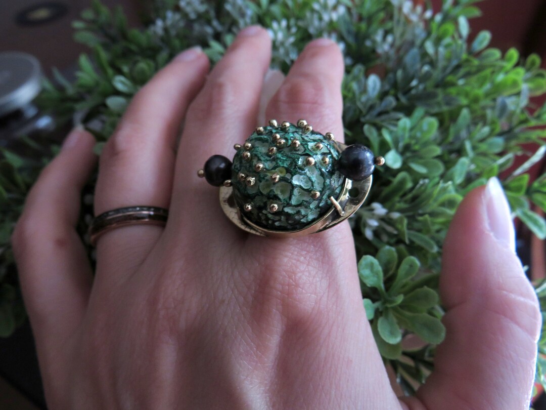 The Thing Ring, Ceramic Adjustable Futuristic Ring, Fantasy Jewelry ...