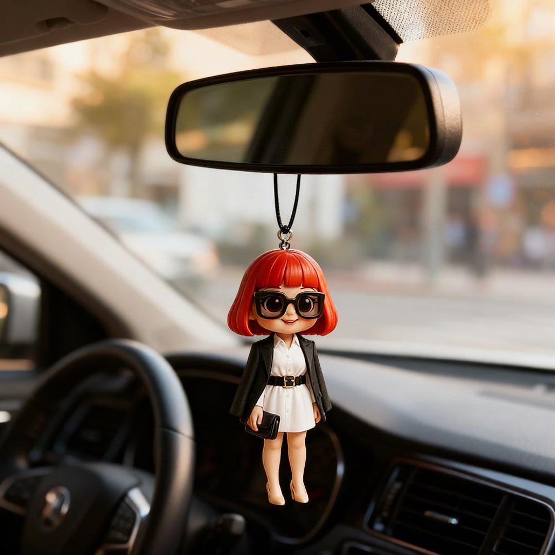Mini Me Custom 3D Mini Figure Character Car Hanging Ornament ...