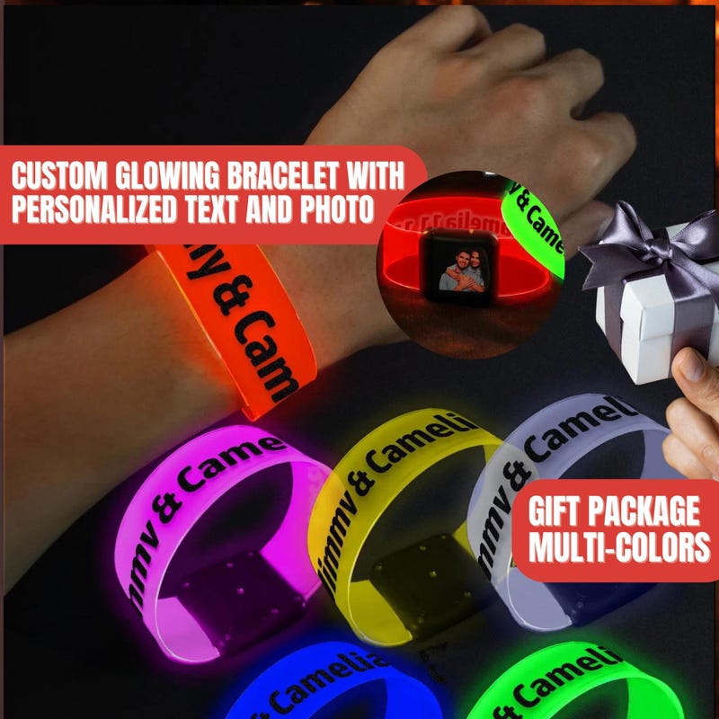 Couples Light up Bracelet - Etsy