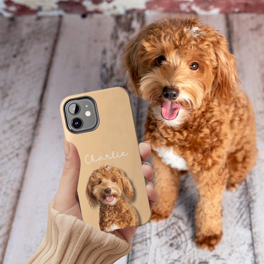 Custom Pet Phone Case Using Pet Photo and Name Custom Dog Phone Case Custom Cat Phone Case ...