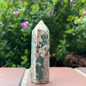 Sakura Flower Jasper Tower / Rhyolite Green Flower Jasper / Cherry ...