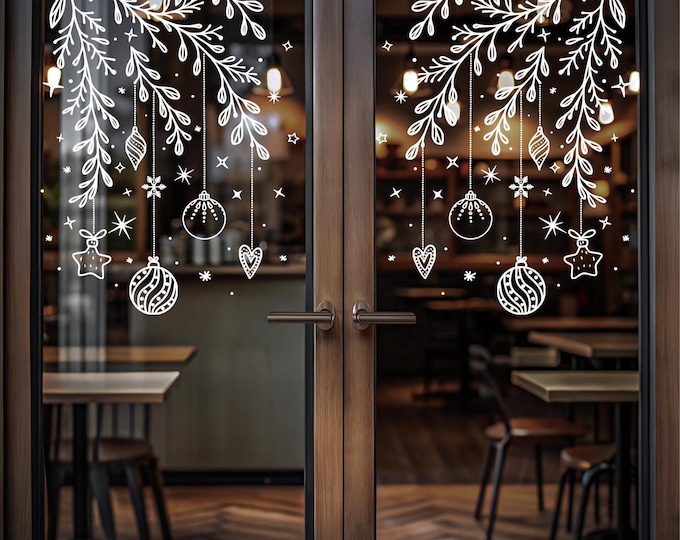 Winter Window Kreidemarker Vorlage | Png & Pdf Digital Download for ...