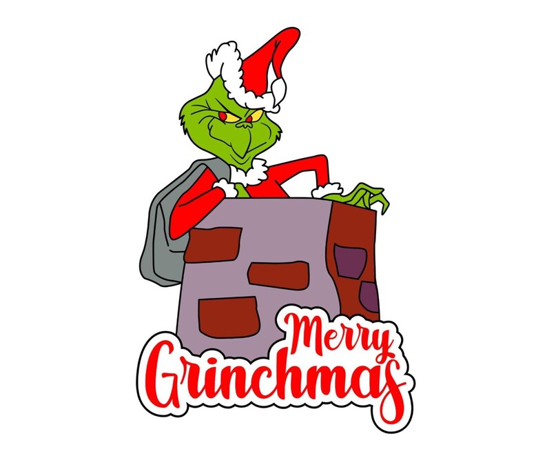 Merry Grinchmas SVG | Funny Christmas Design for Cricut (digital ...