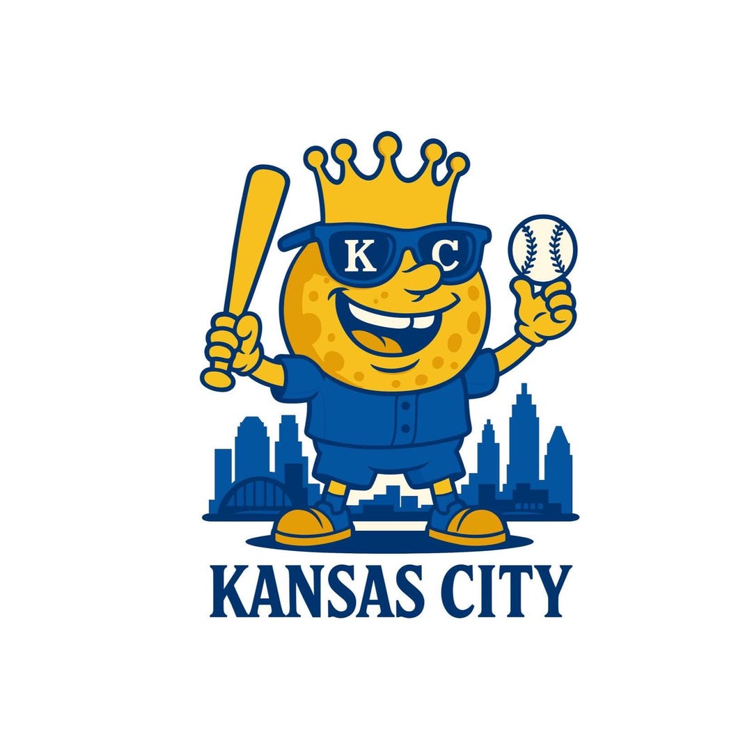 Kansas City Baseball Fan Art-kc Baseball Inspired SVG - Etsy