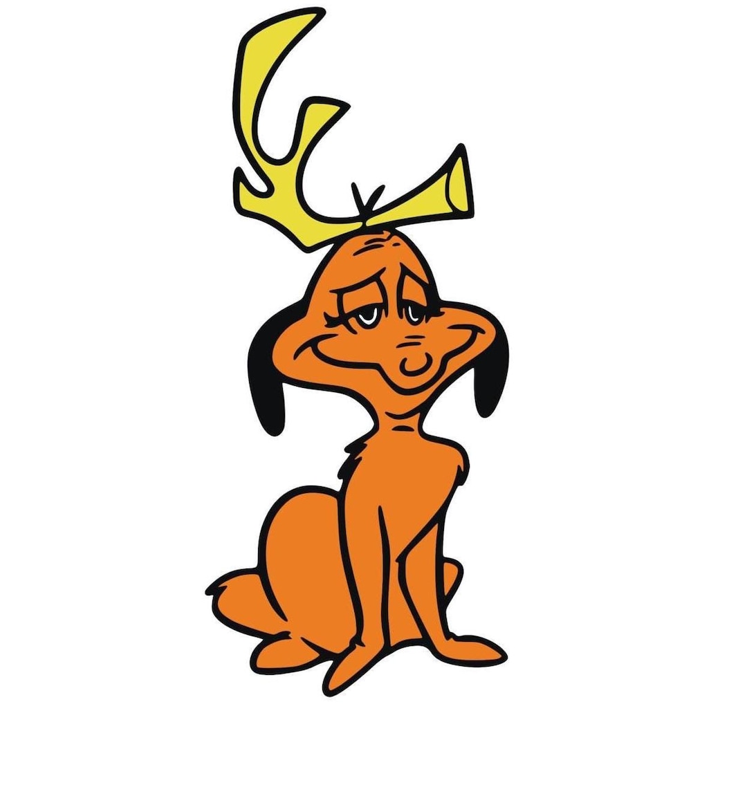 Max the Dog Christmas Png,grinch's Dog Clipart ,funny Holiday Digital ...