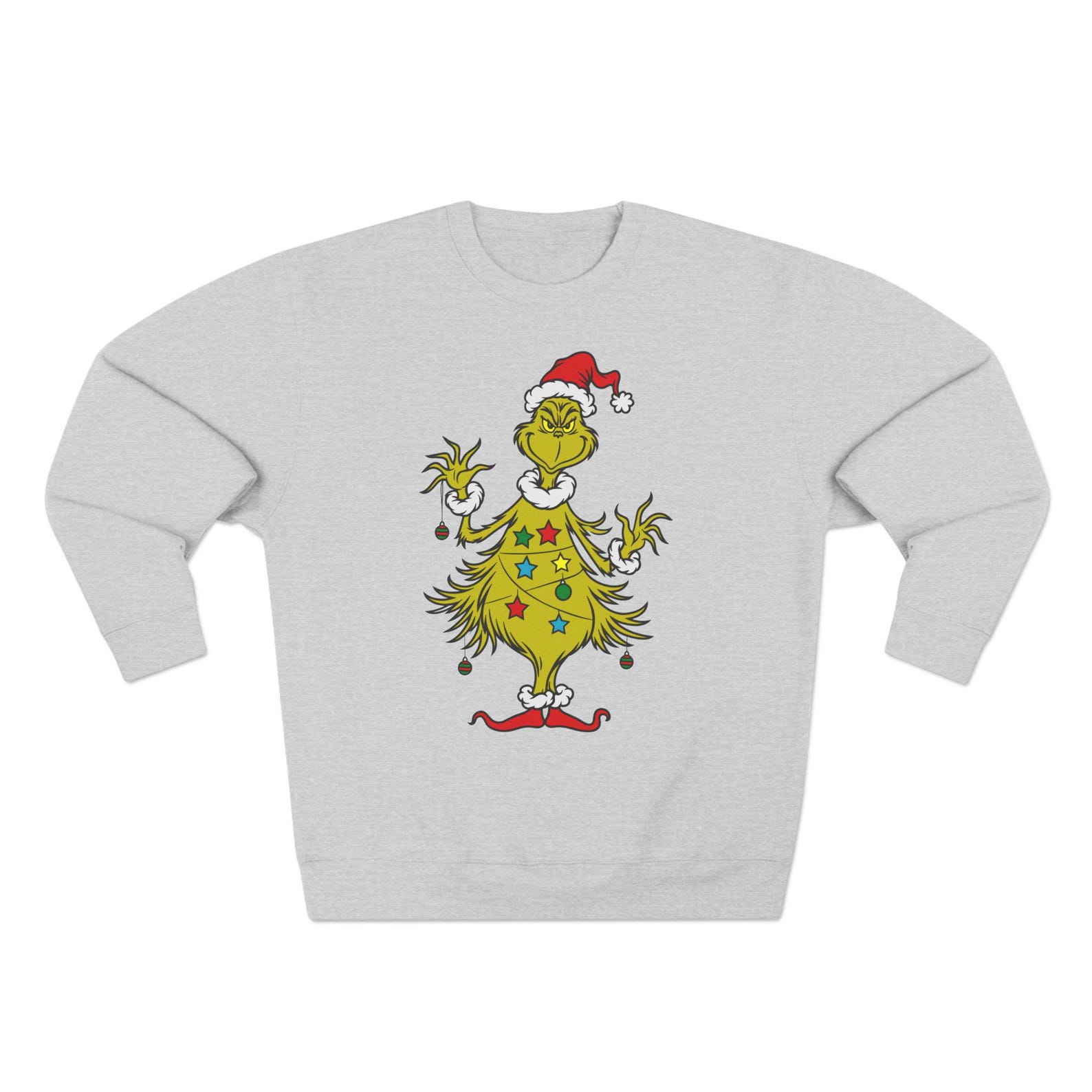 Grinch Christmas Tree SVG | Funny Grinch in Santa Hat | Grinchmas PNG ...