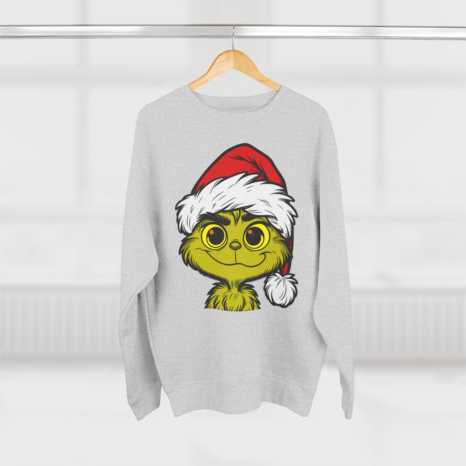 Baby Grinch Christmas SVG | Cute Grinch Face With Santa Hat | Funny ...