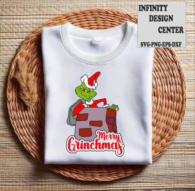 Merry Grinchmas SVG | Funny Christmas Design for Cricut (digital ...