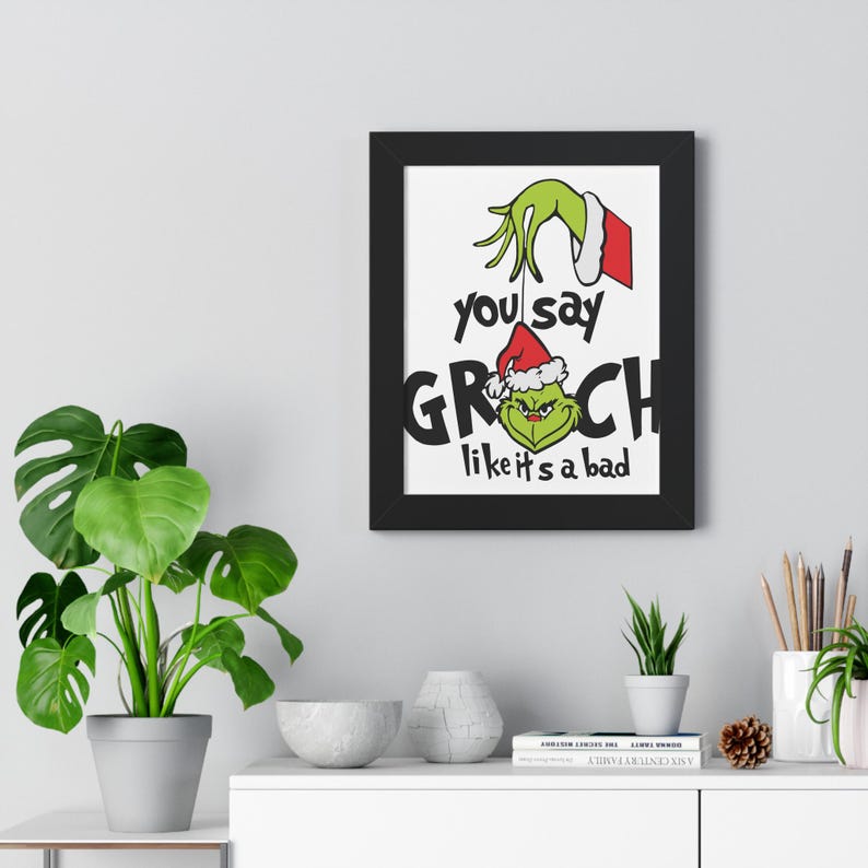 Grinch Christmas Quote SVG: Funny Holiday Clipart (digital Download) - Etsy