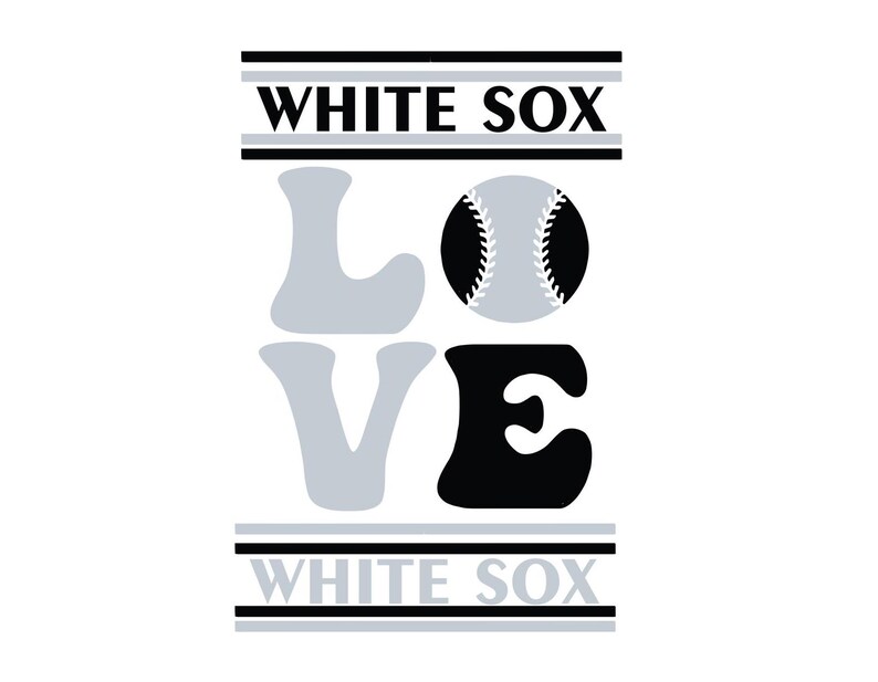 White Sox Baseball Svg, Baseball Svg, Digital Download, Transparent Png ...
