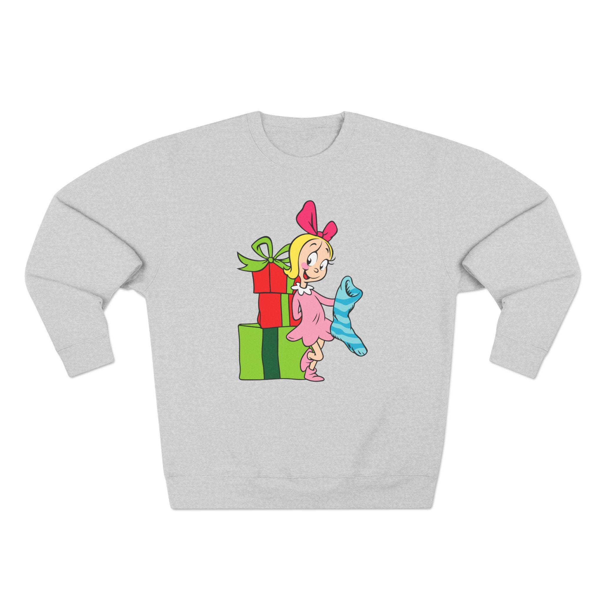 Cindy Lou Who Christmas SVG PNG | Cute Holiday Clipart | Xmas Gift Box ...