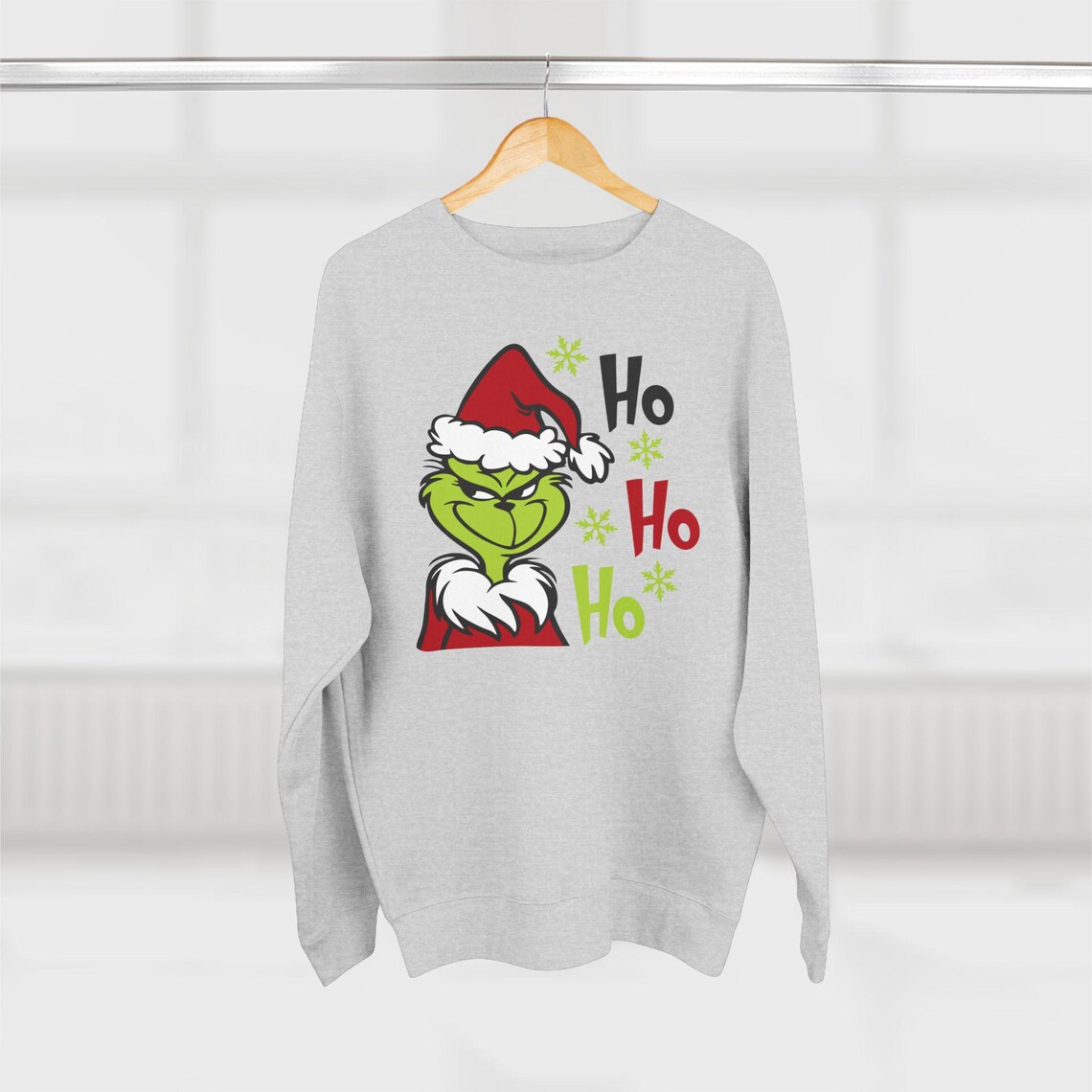 Grinch Ho Ho Ho SVG PNG Dxf Eps | Funny Christmas Quote Clipart ...
