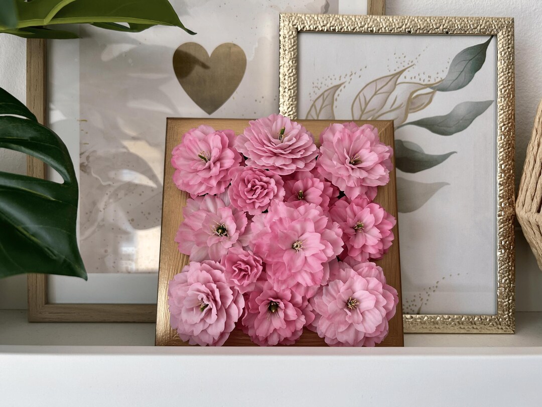 Sakura Clay Wall Art – Handmade Textured Floral Painting, Home Decor ...