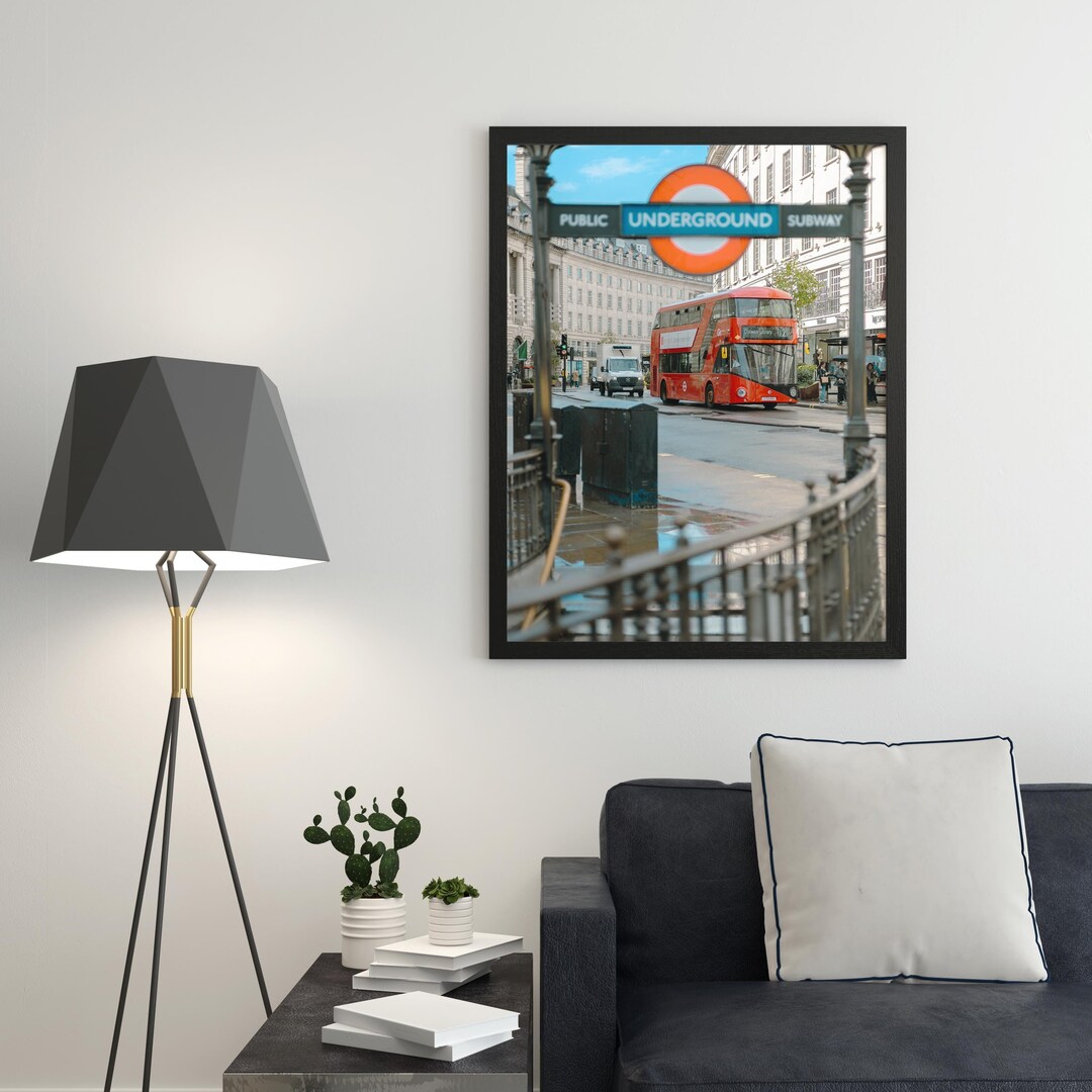 LARGE London Bus Print, London City Wall Art, London Photo Print, City ...