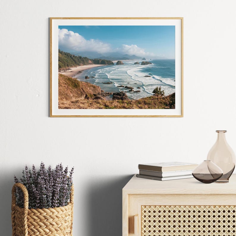 Cannon Beach, Oregon Art, Oregon Wall Art, Oregon Prints, Oregon Poster ...