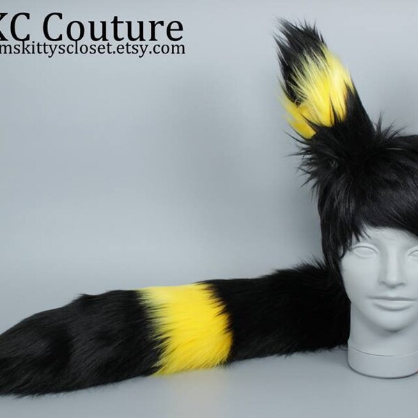 Umbreon Ears and Tail - Etsy