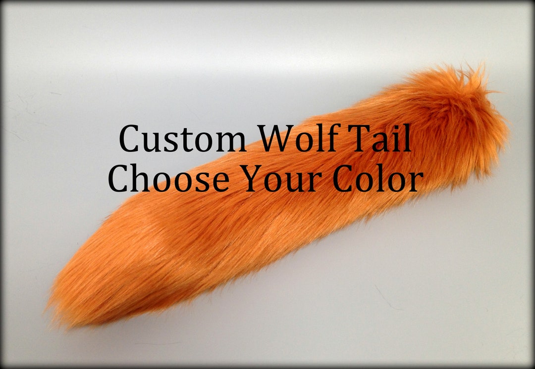 Wolf Cosplay Tail, Furry Tail, Custom Costume, Furry Cosplay, Faux Wolf ...