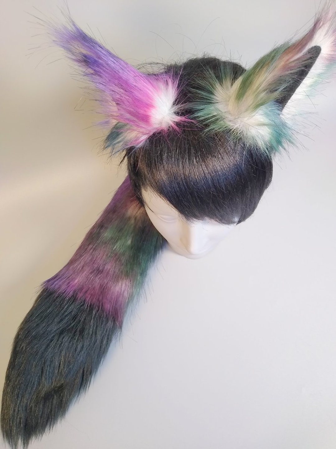 Galaxy Husky Ears and Tail / Furry Cosplay / Halloween Costume ...