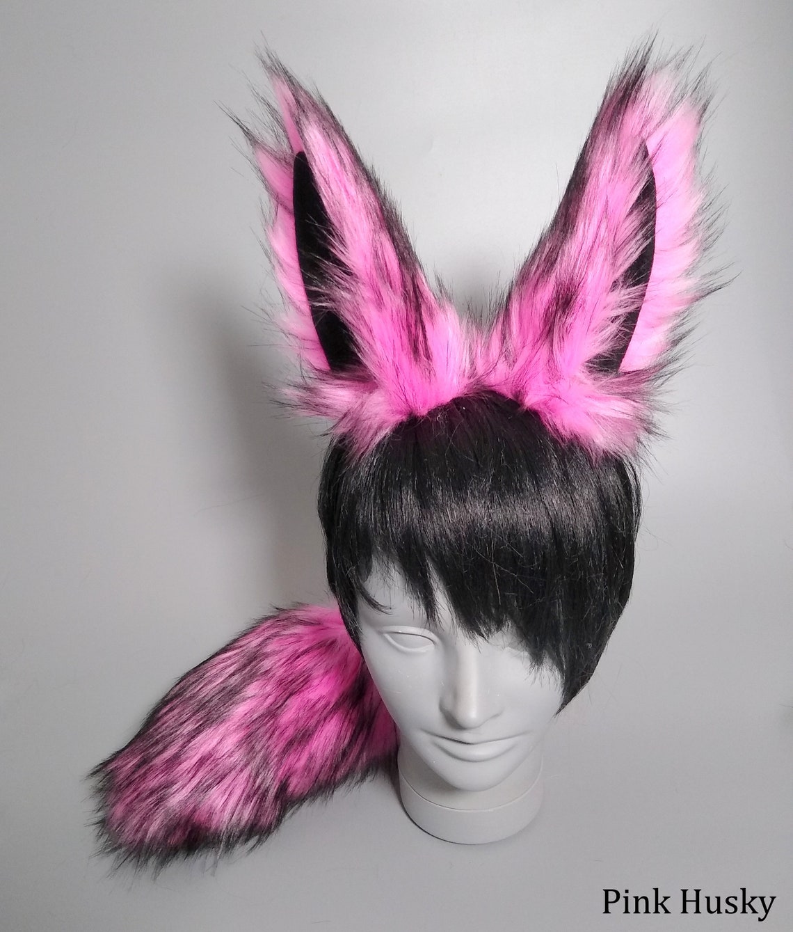 Pink Rabbit Costume Pink Bunny Costume Pink Bunny Ears - Etsy
