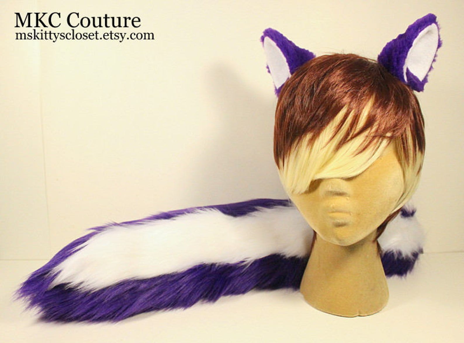 Skunk Animal Costume Skunk Ears and Tail Anime Halloween | Etsy