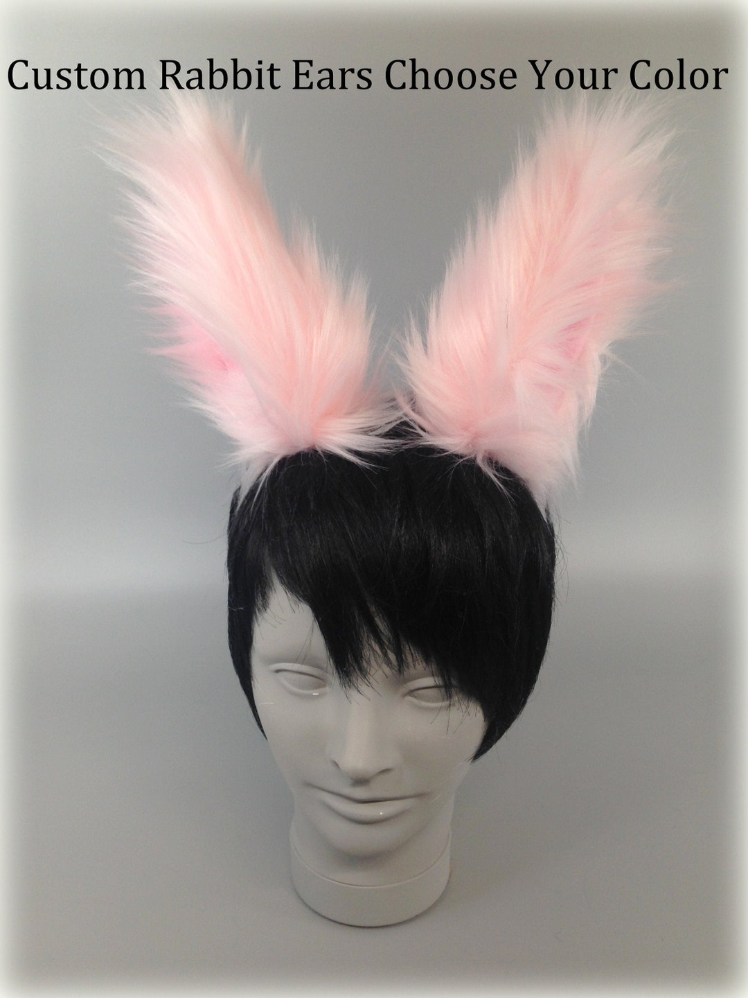 Rabbit Ears Custom Costume Bunny Ears Faux Fur Animal Ears - Etsy