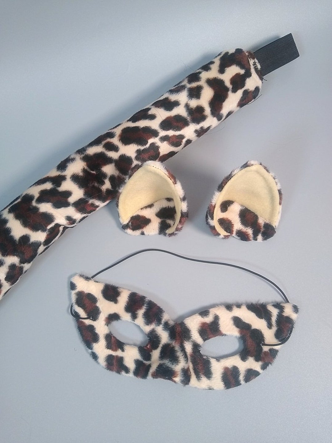 Leopard Cat Costume / Cat Mask / Cat Ears and Tail / Furry Cosplay ...