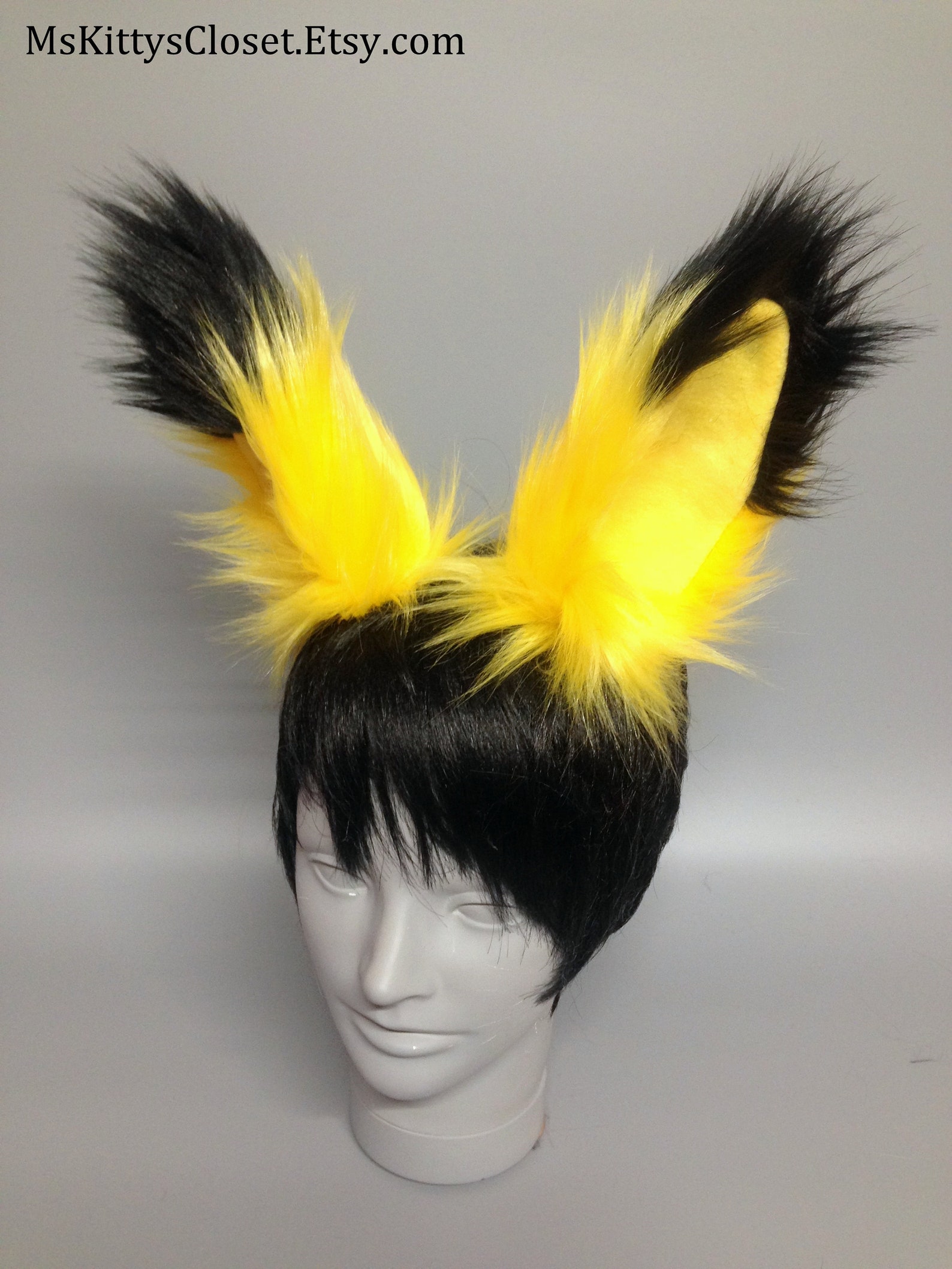 Pikachu Ears Pikachu Costume Anime Ears Animal Cosplay - Etsy España