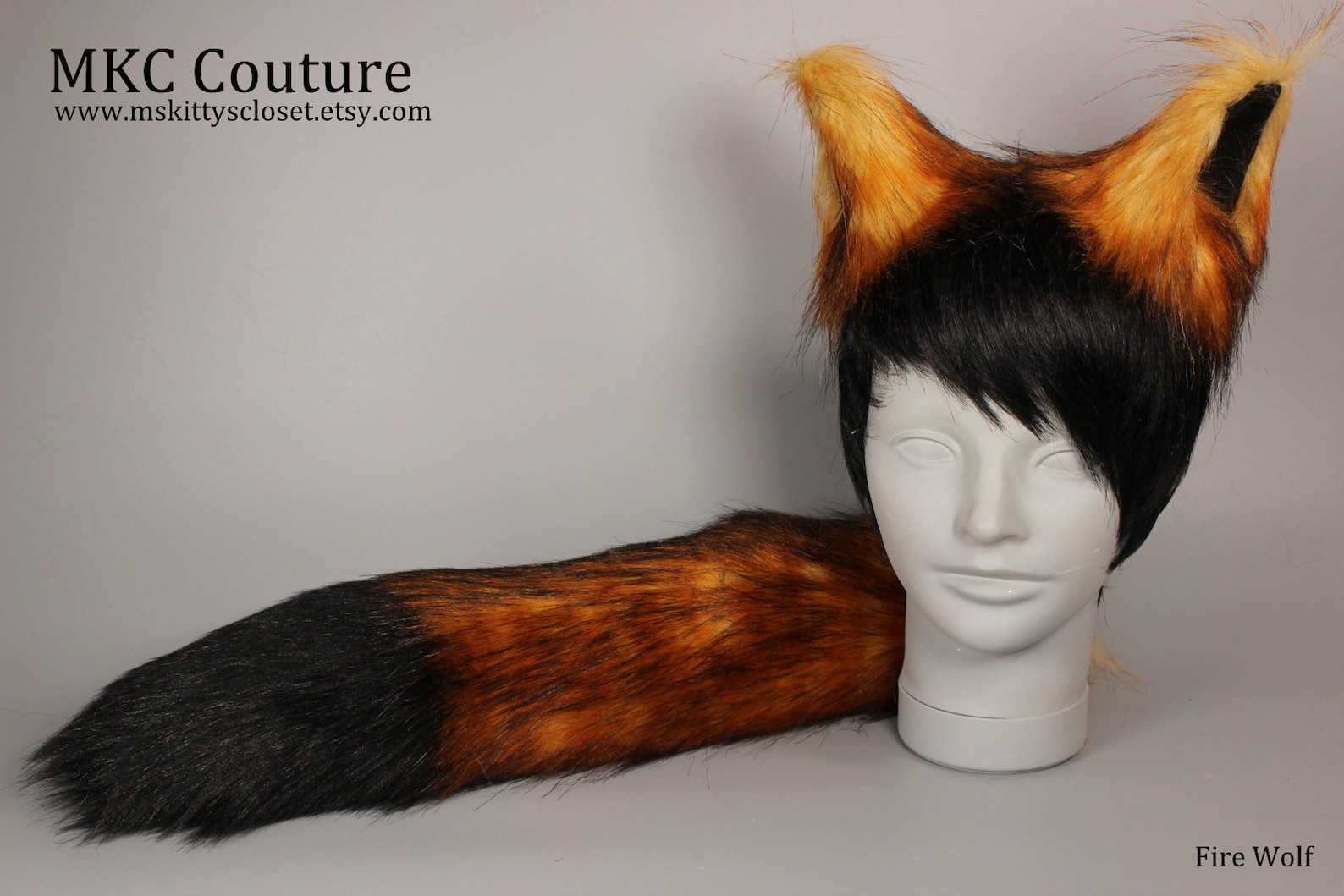 Fox Costume Fox Ears and Tail Wolf Costume Wolf Ears and - Etsy