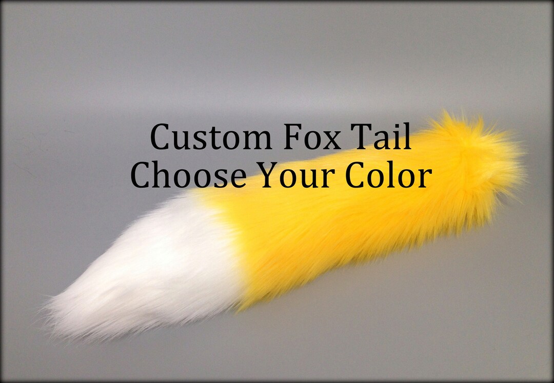 Fox Tail - Choose Your Color - Fox Costume - Faux Fur Fox Tail - Etsy