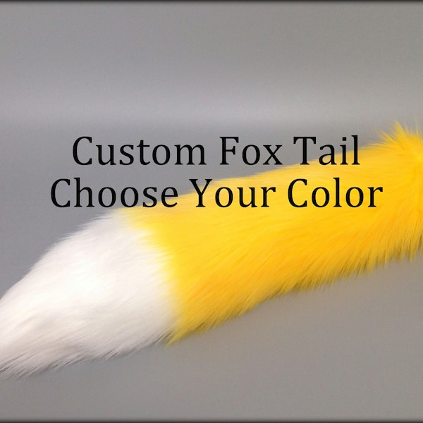 Faux Fur Fox Tail - Etsy