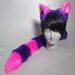 Neon Rainbow Cat Costume Rainbow Cat Ears Rainbow Cat Tail - Etsy