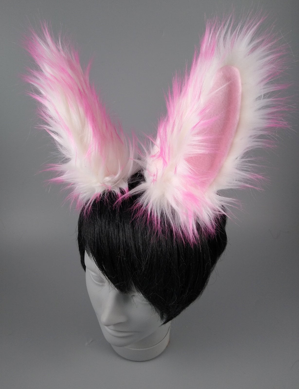 Pink Candy Bunny Ears and Tail Rabbit Ears and | Etsy