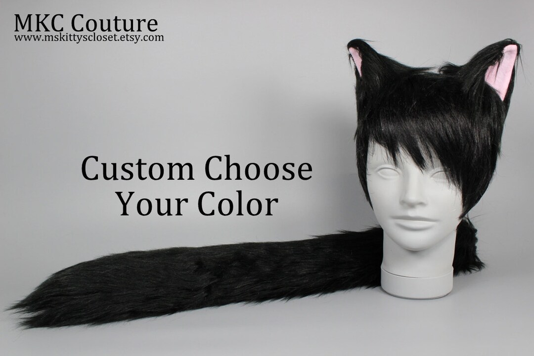 Cat Costume Cat Ears and Tail Anime Fantasy Cosplay. - Etsy